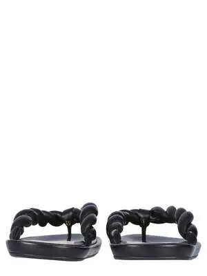 Red Valentino Leather Slides
