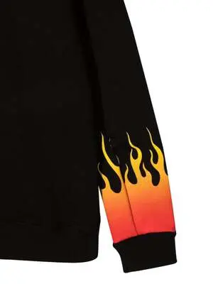 VISION OF SUPER Crewneck With Flames