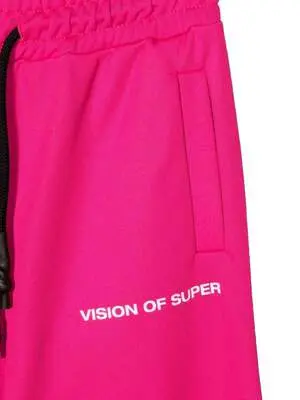 VISION OF SUPER Tracksuit Pants - Fuchsia