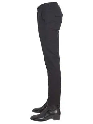 DEPARTMENT 5 Pants With Logo Patch - Black