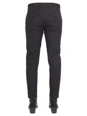 DEPARTMENT 5 Pants With Logo Patch - Black