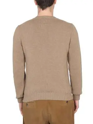 PT TORINO Ribbed Cross-neck Choker - Brown