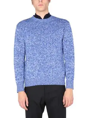 BALLANTYNE Crew Neck Sweater - Azure