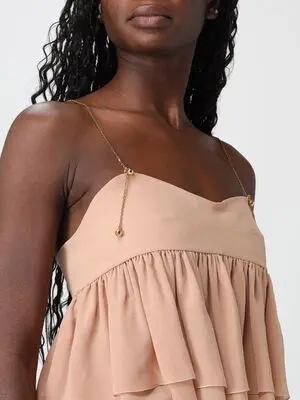 Chloé Ruffled Camisole Top - Pink