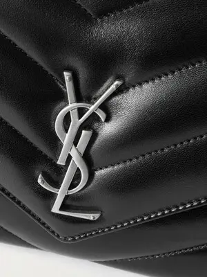 Saint Laurent Loulou Medium Matelassé Leather Shoulder Bag