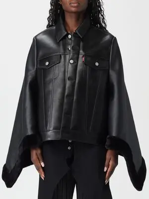 Junya Watanabe Leather Cape Jacket