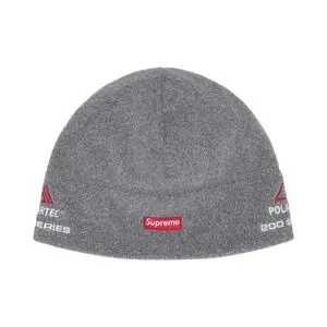 Supreme Polartec Beanie - Grey