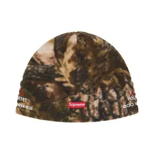 Supreme Polartec Beanie - Brown