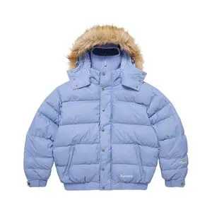 Supreme 700-fill Down Puffer Jacket With Facemask - Blue