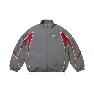 Supreme Contrast Piping Track Jacket - Grey