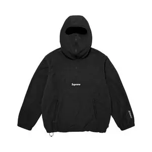 Supreme Polartec Face Mask Half Zip Hooded Sweatshirt - Black