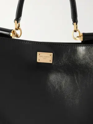 Dolce & Gabbana My Sicily Leather Shoulder Bag