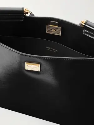 Dolce & Gabbana My Sicily Leather Shoulder Bag