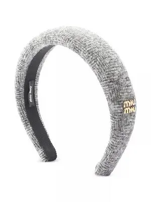 Miu Miu Logo-detail Headband