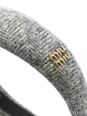 Miu Miu Logo-detail Headband