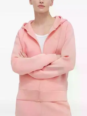 Guess Zip-up Long-sleeve Hoodie - Pink