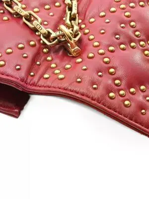 Dior 2000s Chain-strap Shoulder Bag - Red