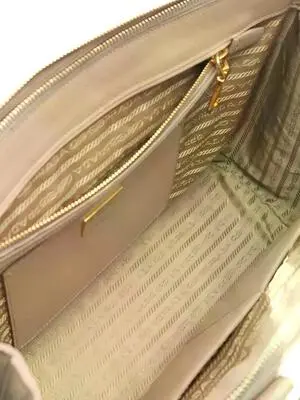 Prada 2000s Galleria Leather Tote Bag - Neutrals
