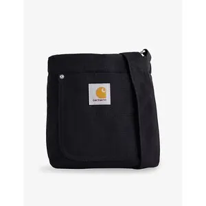 Carhartt Work In Progress Brand-patch Cotton Canvas Bag - Black