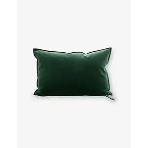 MAISON DE VACANCES Palazzo Velvet Cushion 40cm X 60cm - Forest