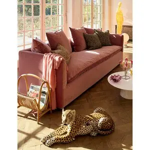MAISON DE VACANCES Palazzo Velvet Cushion 40cm X 60cm - Rose The
