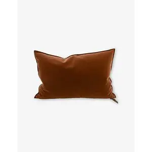 MAISON DE VACANCES Palazzo Velvet Cushion 40cm X 60cm - Sienne