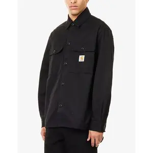 Carhartt Work In Progress Oversized Cotton Shirt Jacket - Black