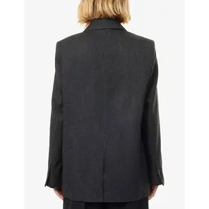 TOTEME Twill Notch-lapels Wool Jacket