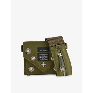 TOGA VIRILIS X Porter Nylon Shoulder Wallet - Khaki