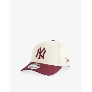New Era New York Yankees Mlb Colour Block 9forty M-crown Adjustable Cap - Light Beige