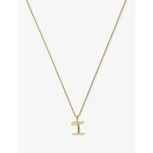 MISSOMA Curly Molten Mini Initial Necklace - Gold I