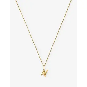 MISSOMA Curly Molten Mini Initial Necklace - Gold N