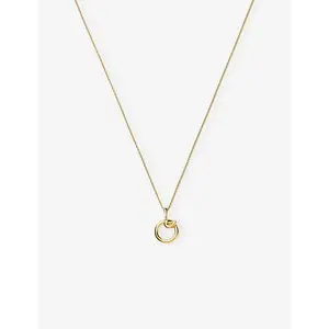 MISSOMA Curly Molten Mini Initial Necklace - Gold O