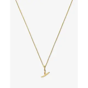 MISSOMA Curly Molten Mini Initial Necklace - Gold Y