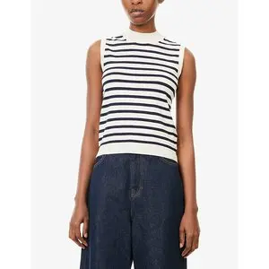 Max Mara Stallo Striped Knit Top