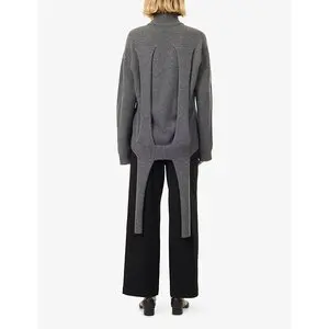 Issey Miyake Knit High-neck Wool Jumper