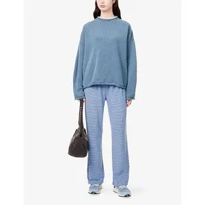 SISTERS & SEEKERS Rolled-neck Boucle Knitted Jumper
