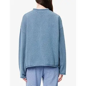 SISTERS & SEEKERS Rolled-neck Boucle Knitted Jumper
