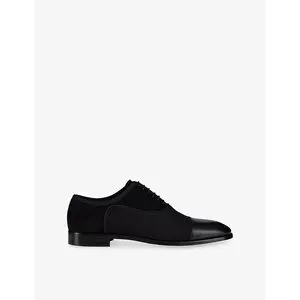 CHRISTIAN LOUBOUTIN Greggory Flat Leather Derby Shoes