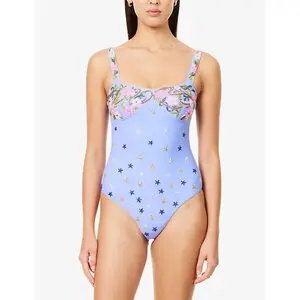 OCEANUS Midnight Star Beaded Swimsuit