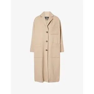 Max Mara Notch-lapels Wool-blend Coat - Camel