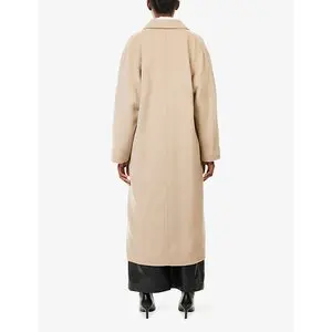 Max Mara Notch-lapels Wool-blend Coat - Camel