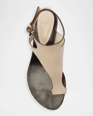 ALEXANDRE BIRMAN Eliah Block 45mm Leather Sandals - Shell
