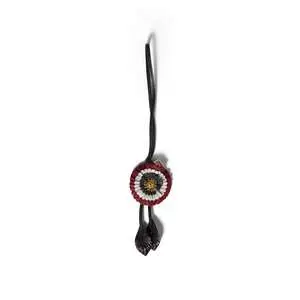 Miu Miu Leather Trick - Coffee/red