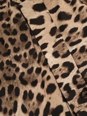 Dolce & Gabbana Leopard Print Skirt