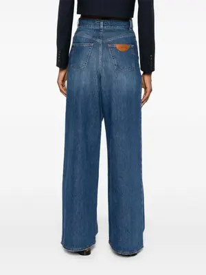 Chloé Cotton Wide-leg Denim Jeans