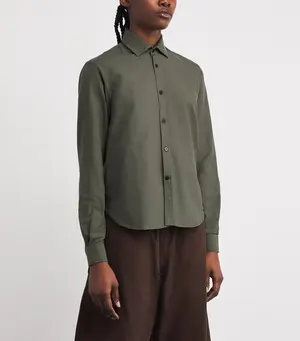 WITH NOTHING UNDERNEATH Cotton-wool Classic Shirt