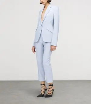 Alexander McQueen Cropped Tailored Trousers