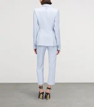 Alexander McQueen Cropped Tailored Trousers