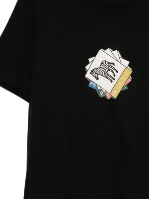 Paul Smith Zebra Organic Cotton T-shirt - Black